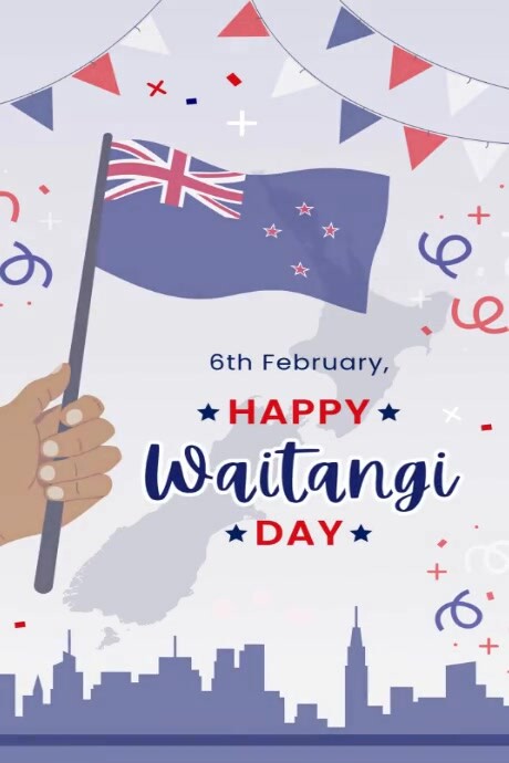 happy Waitangi day Template | PosterMyWall