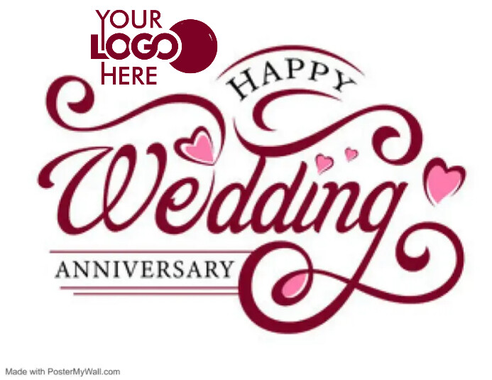 happy wedding anniversary Template | PosterMyWall