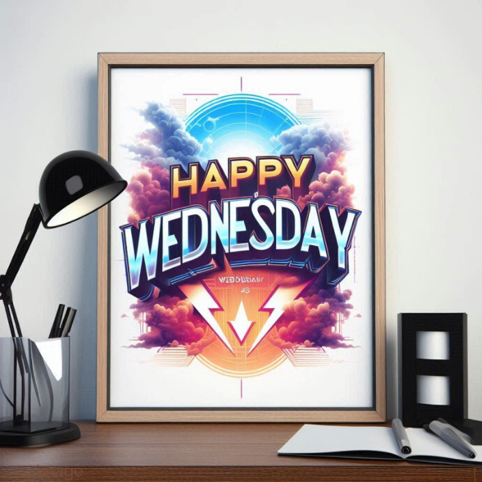 Plantilla de Happy Wednesday Instagram Post | PosterMyWall