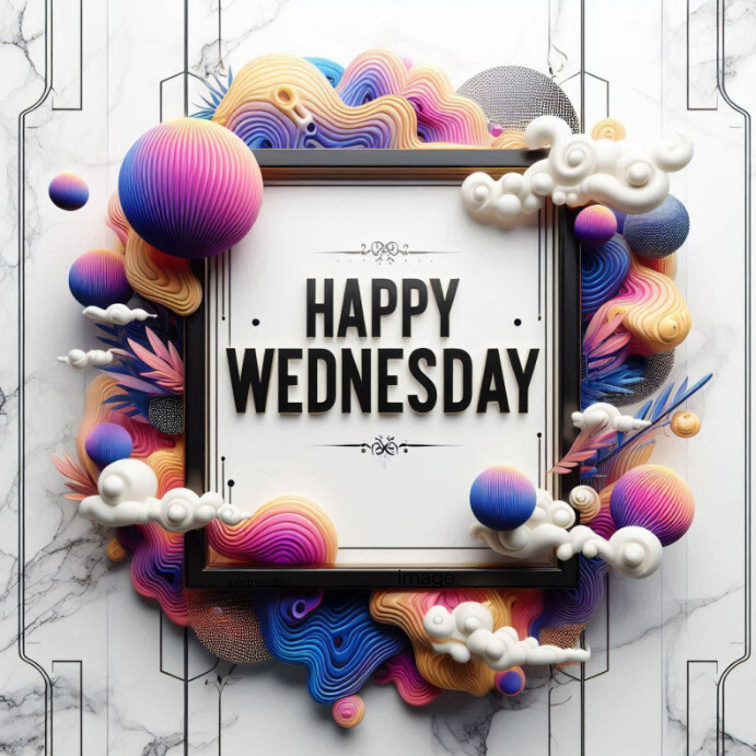 Plantilla de Happy Wednesday Instagram Post | PosterMyWall