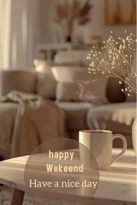 Happy Weekend Template | PosterMyWall