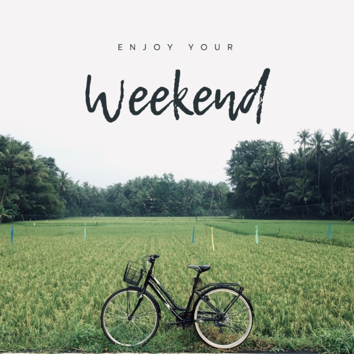 happy weekend Template | PosterMyWall
