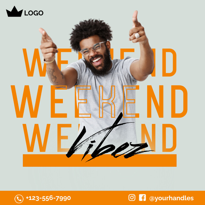 Happy Weekend Template | PosterMyWall