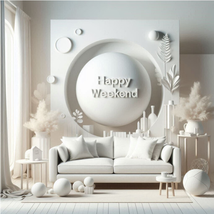 Copy of Happy weekend design | PosterMyWall