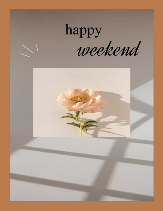 happy weekend Template | PosterMyWall