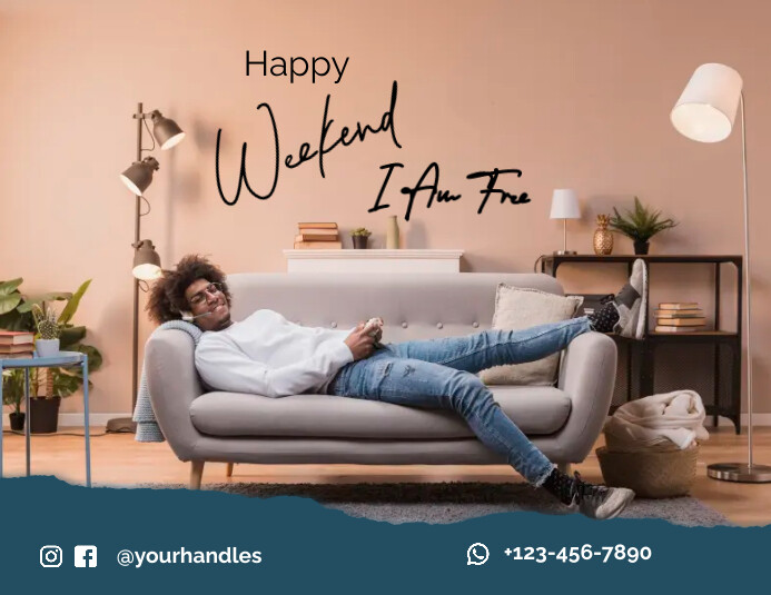 Happy weekend Template | PosterMyWall