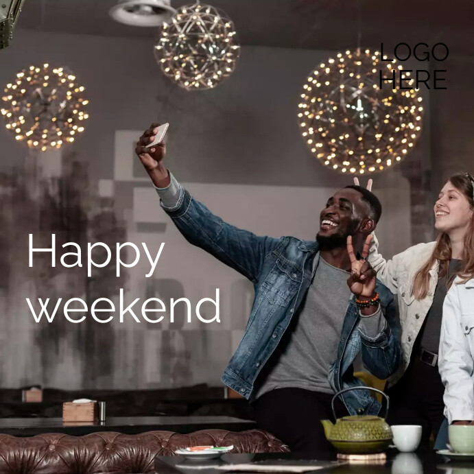 Plantilla de Happy Weekend | PosterMyWall
