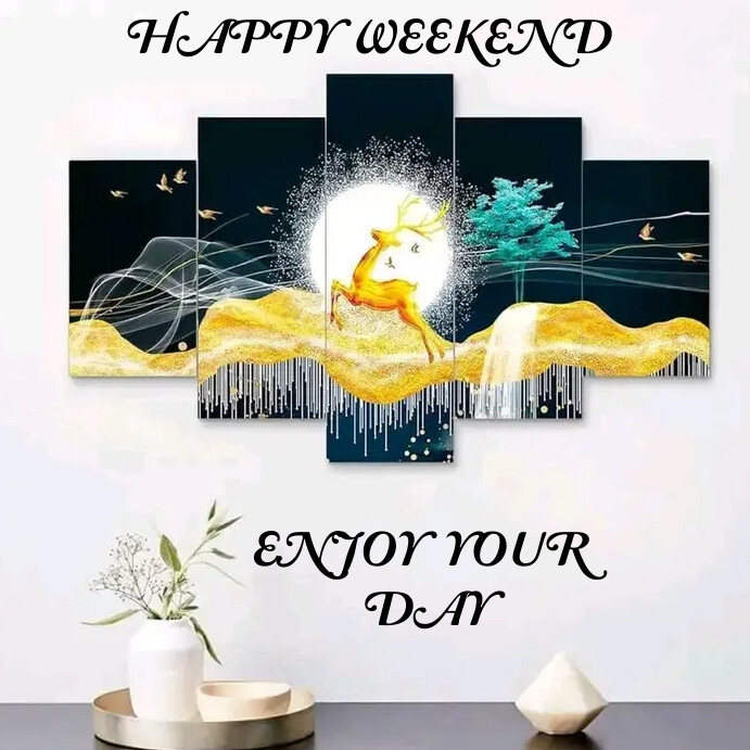 Happy weekend flyer Template | PosterMyWall