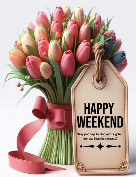 Copy of Happy Weekend Flyer Template 2025 | PosterMyWall