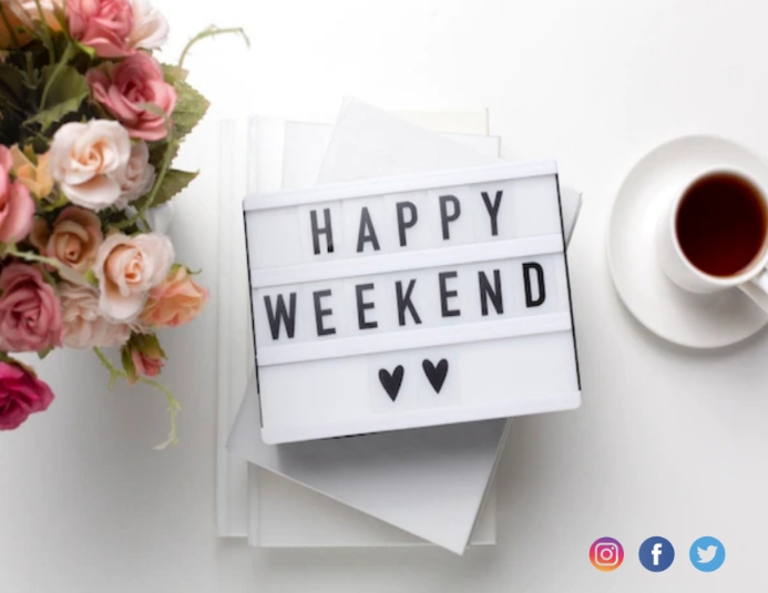 Modèle Happy weekend flyer template | PosterMyWall