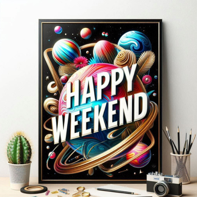 Happy Weekend Instagram Post Template | PosterMyWall