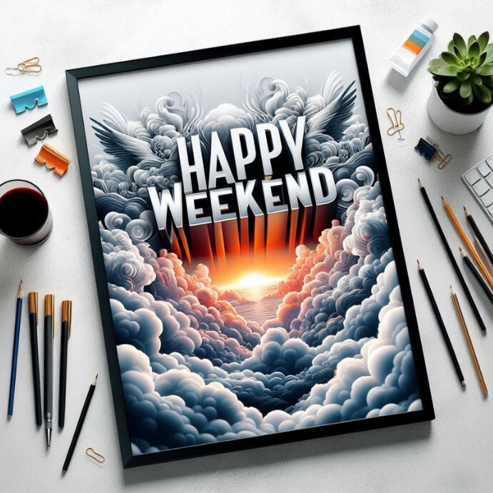 Happy Weekend Instagram Post Template | PosterMyWall