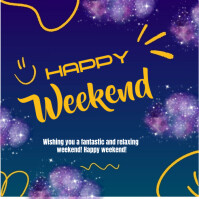 Happy Weekend Template | PosterMyWall