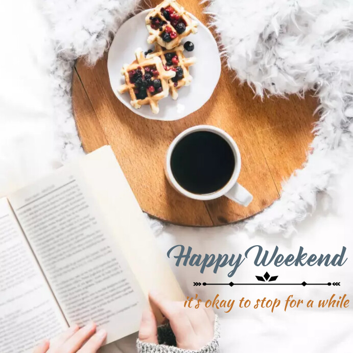Happy Weekend Instagram post Template | PosterMyWall