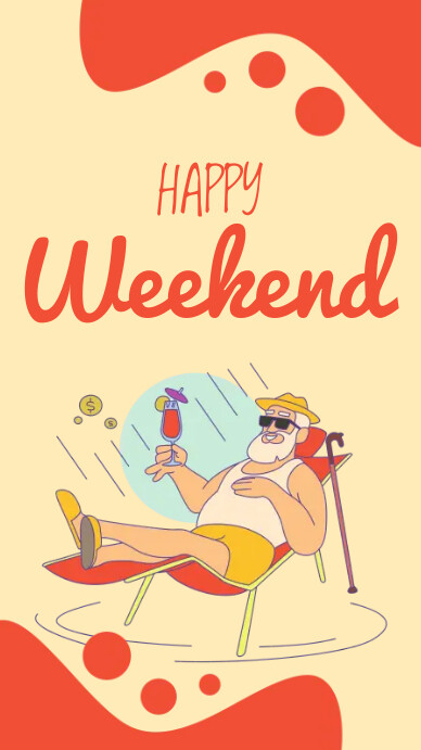 Happy Weekend Instagram Story Template | PosterMyWall