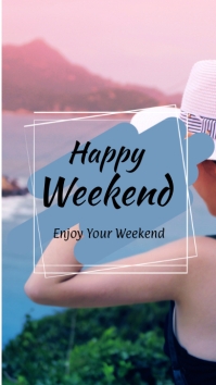 Happy Weekend Instagram Story Template | PosterMyWall