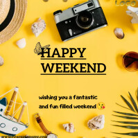 Happy weekend Template | PosterMyWall