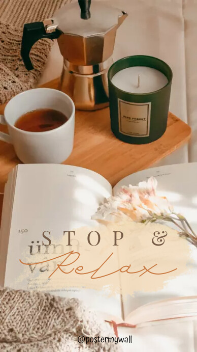 Happy weekends Stop And Relax Template | PosterMyWall