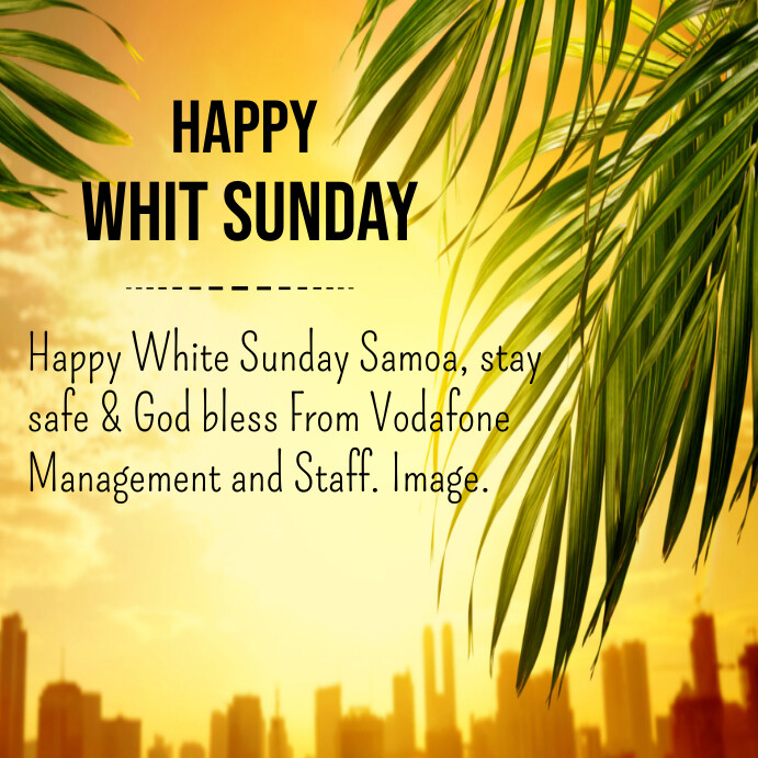Happy White Sunday Instagram Post Template | PosterMyWall