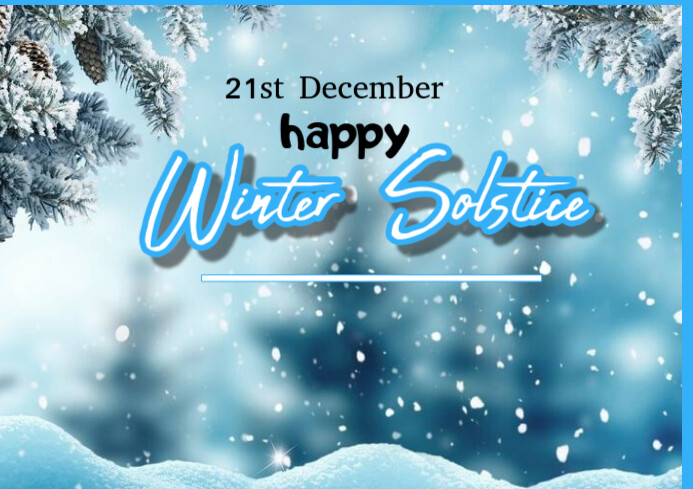 Happy winter solstice design Template | PosterMyWall