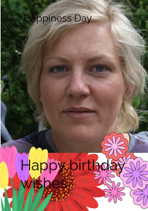 Plantilla de Happy wishes day happy birthday happy b'day | PosterMyWall