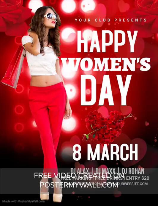 Happy woman day Template | PosterMyWall