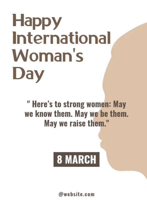 Happy Women's Day A4 Template | PosterMyWall