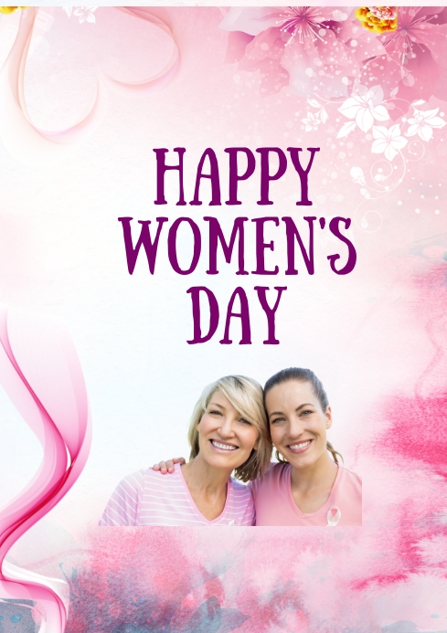 HAPPY WOMEN'S DAY Template | PosterMyWall