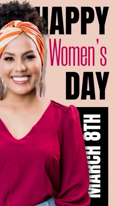 Happy Women's Day Template | PosterMyWall