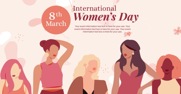 HAPPY WOMEN'S DAY event AD TEMPLATE | PosterMyWall