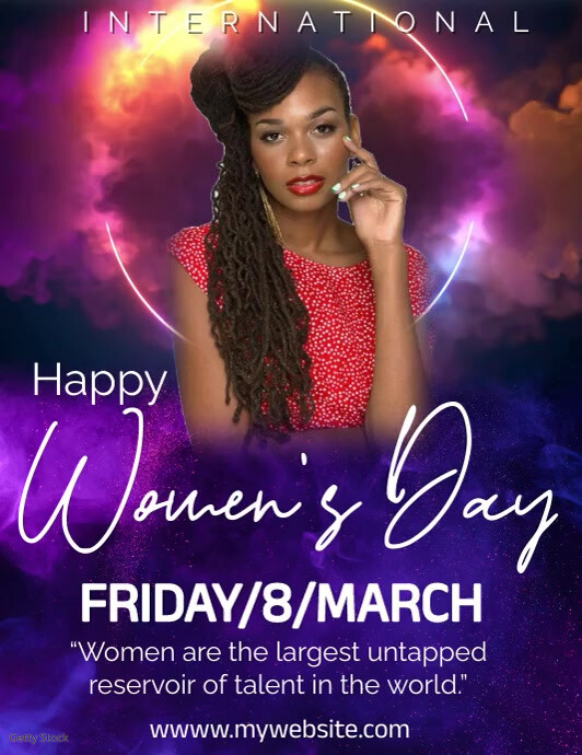 happy women's day flyer Template | PosterMyWall