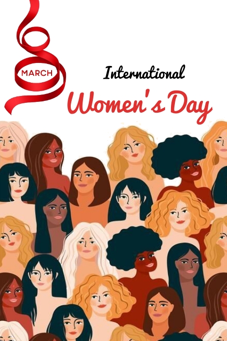 happy women's day template poster | PosterMyWall