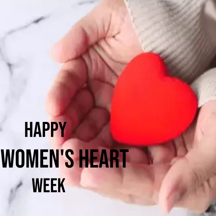 Happy women's heart week Instagram post Template | PosterMyWall