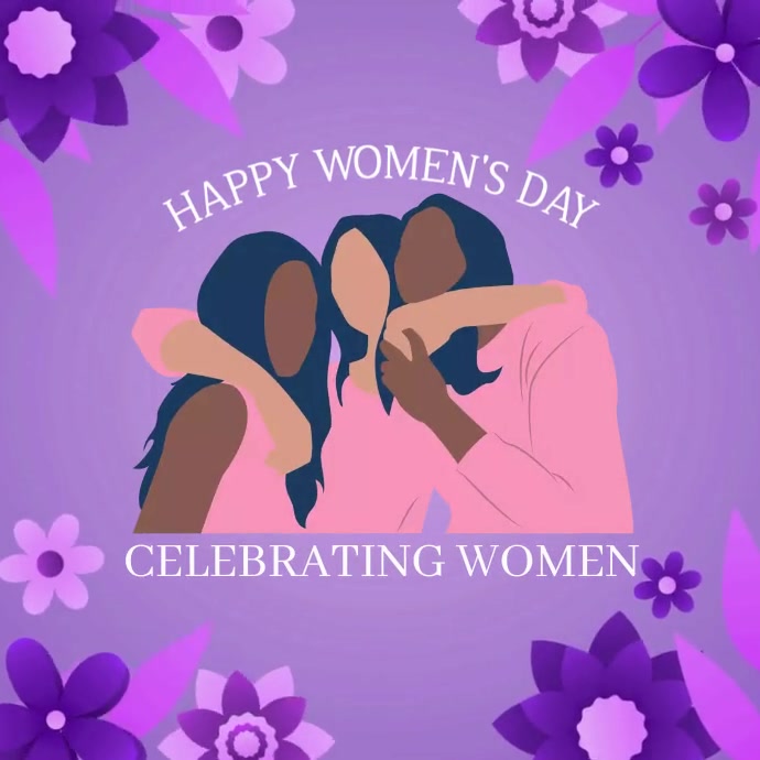 HAPPY WOMEN'S MONTH DESIGN TEMPLATE | PosterMyWall