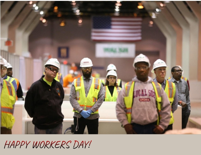 Happy workers' day flyer template | PosterMyWall