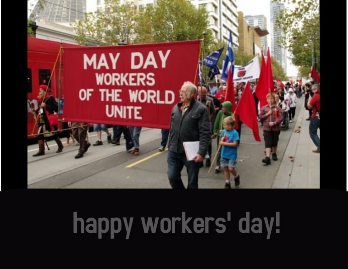 Happy workers' day flyer template | PosterMyWall