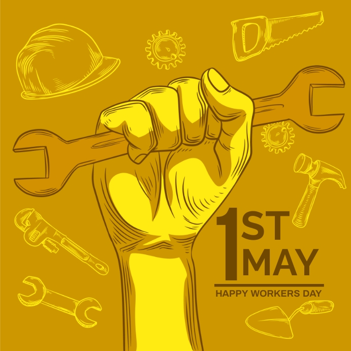 Happy Workers day Design Template | PosterMyWall