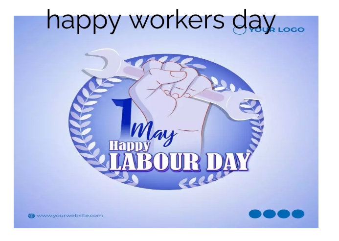 happy workers day post design Template | PosterMyWall