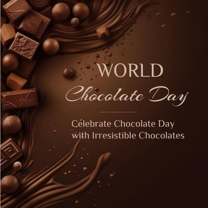 Copy of Happy world chocolate day 2024 | PosterMyWall