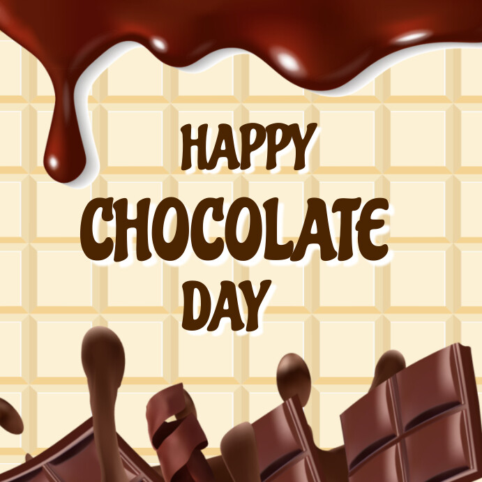Happy world chocolate day 2024 Template | PosterMyWall