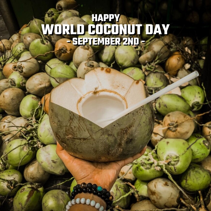 Copy of happy world coconut day | PosterMyWall