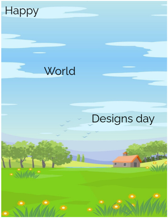 Happy world design day Template | PosterMyWall