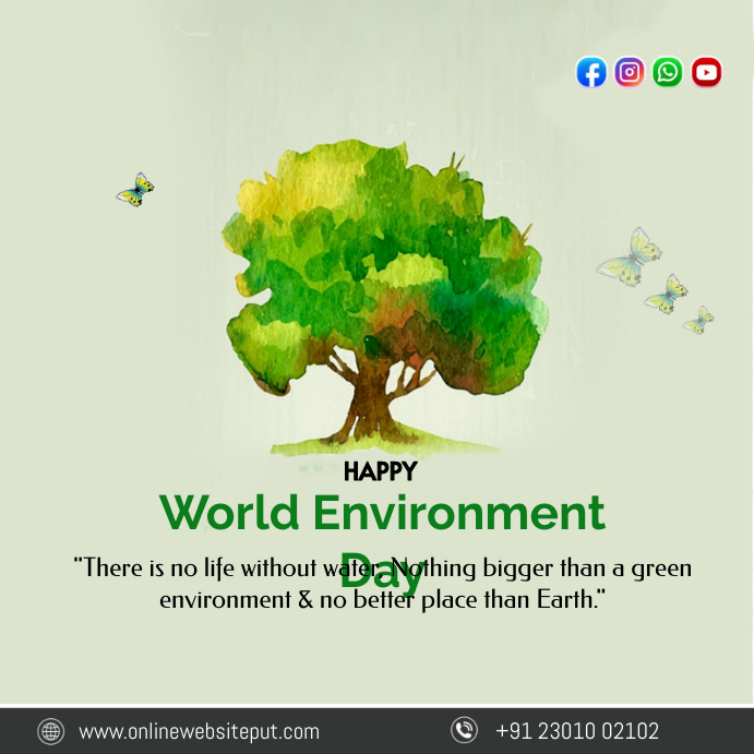 HAPPY WORLD ENVIRONMENT Template | PosterMyWall