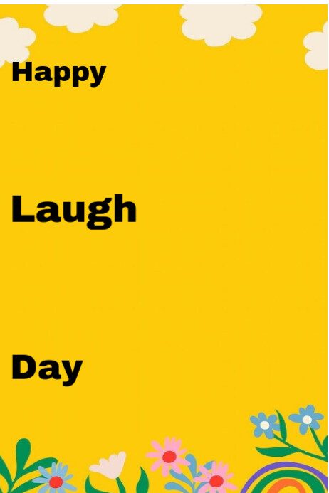 Happy world laughter day Template | PosterMyWall