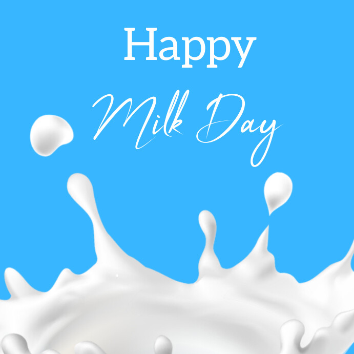 Happy world milk day template online greeting | PosterMyWall