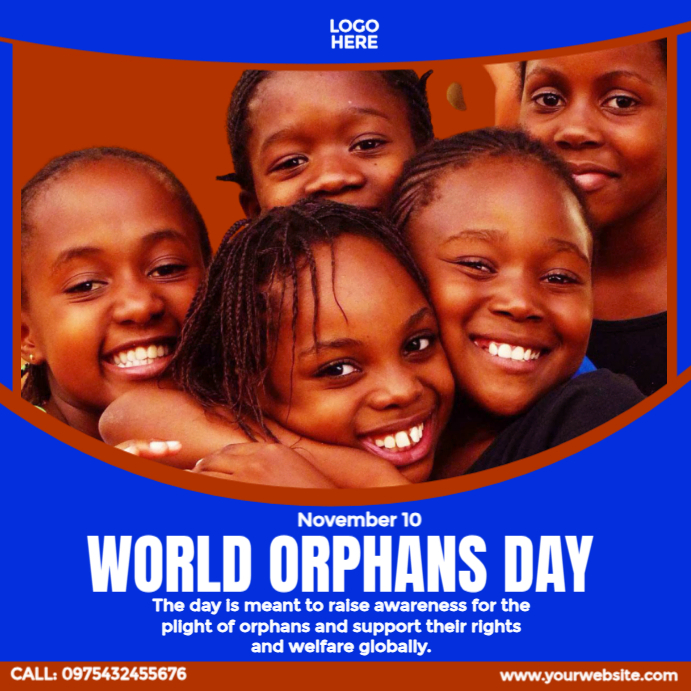 Happy World Orphans Day Template | PosterMyWall