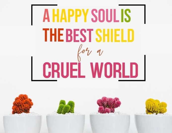 Copy of happy world quote | PosterMyWall