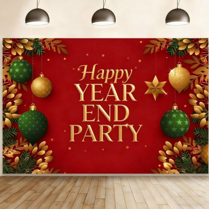 Happy Year End Party Template | PosterMyWall