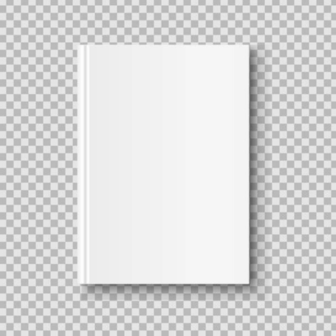 Hard cover book on transparent background Template | PosterMyWall