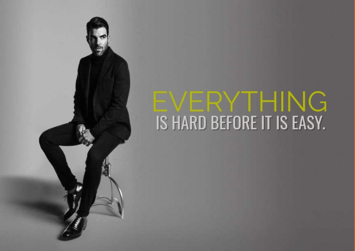 HARD OR EASY QUOTE TEMPLATE | PosterMyWall